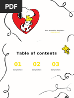 Snoopy PowerPoint Template Overview | PDF