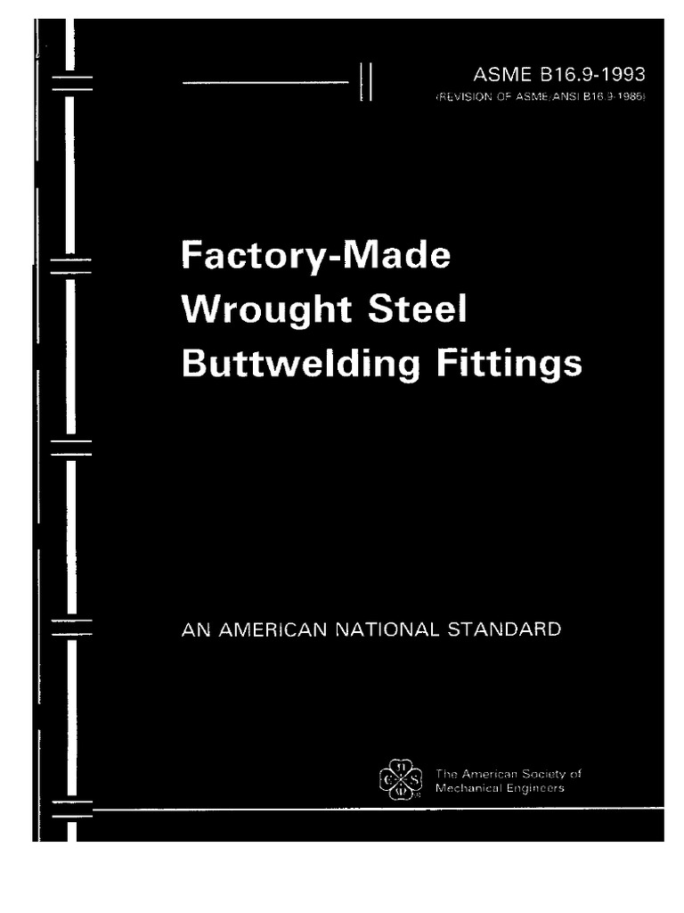 Asme - B 16.9-1993 | PDF