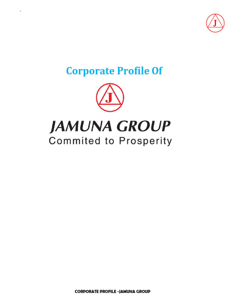 Corporate Profile of Jamuna Group | PDF | Taxes | Tariff