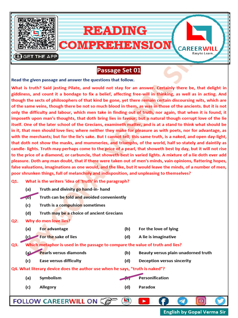 Reading Comprehension Set - 1 - 344151 - Crwill | PDF | Mc Donald's ...