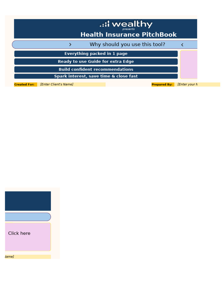 Health Insurance Pitch Guide | PDF