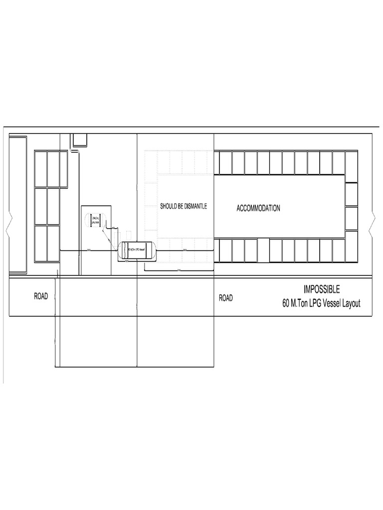 60 M.ton LPG Vessel Layout | PDF