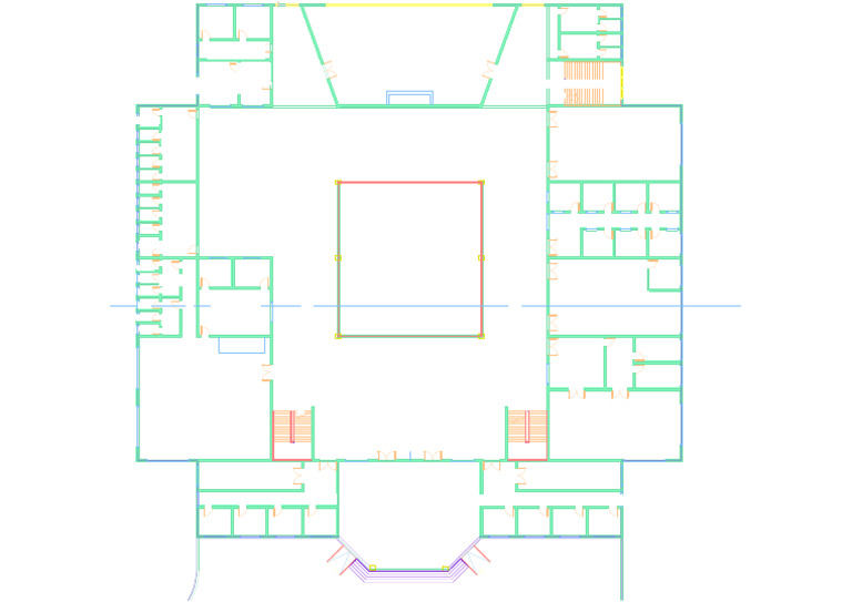 Admin Block Floor Plan Overview | PDF | Buildings And Structures