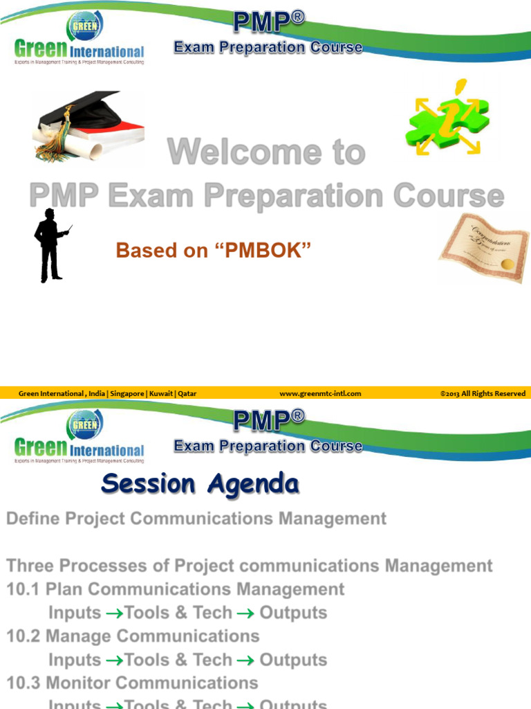 10 Project Communications Management 6th Edition Green Intl | PDF ...
