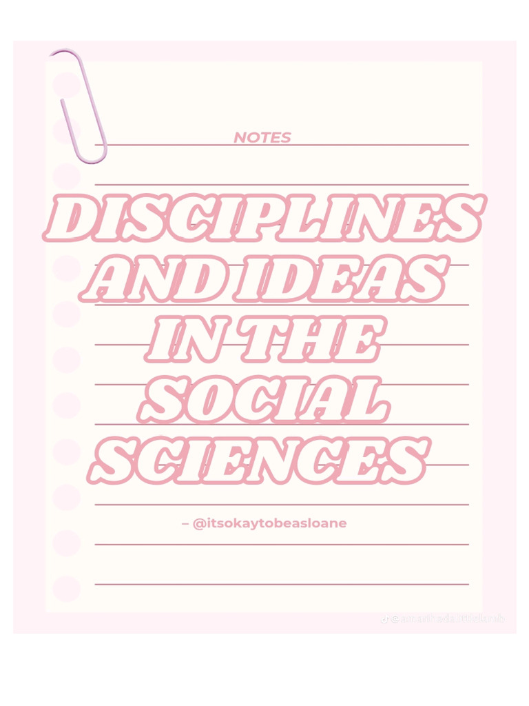 Discipline and Ideas in The Social Sciences | PDF