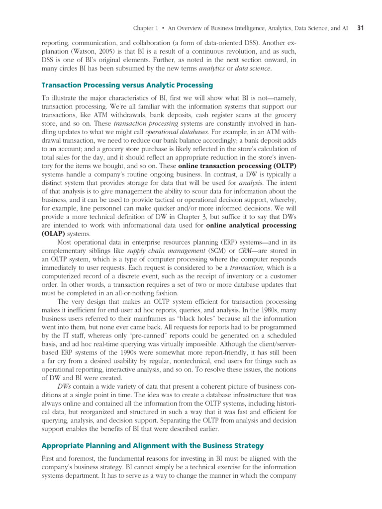 Integrating BI with Business Strategy | PDF | Analytics | Business ...