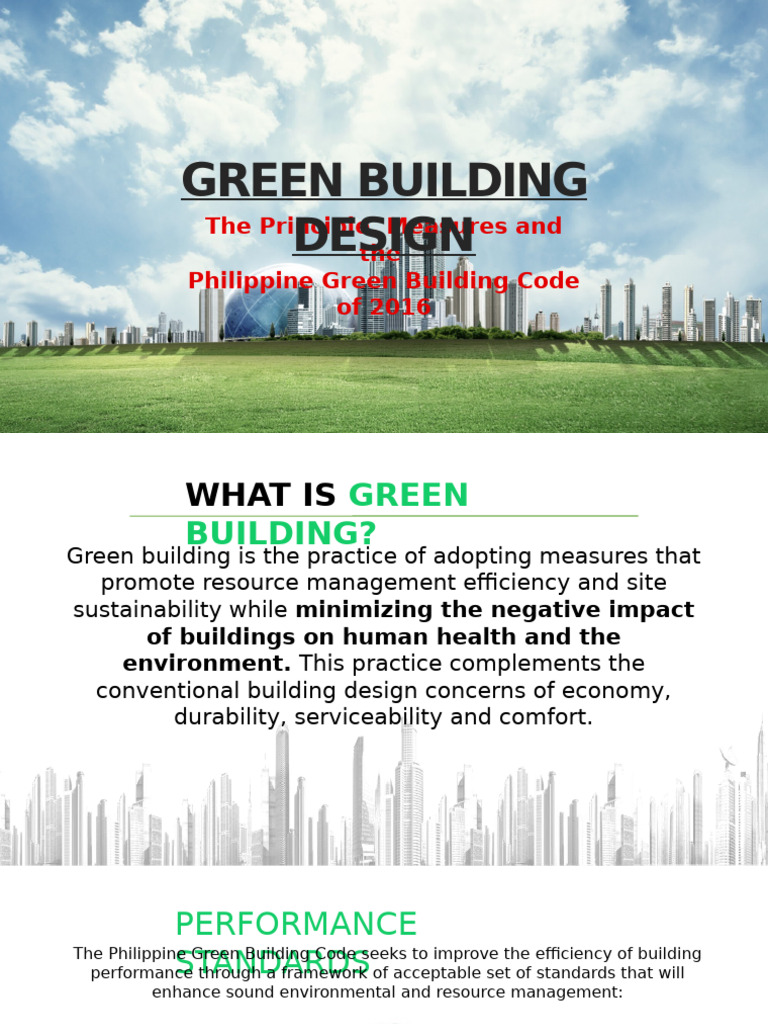 Green Building Design | PDF | Green Building | Thermal Insulation