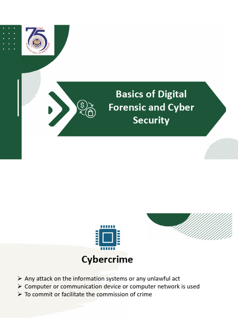 Understanding Cybercrime and Security Basics | PDF | Digital Forensics ...