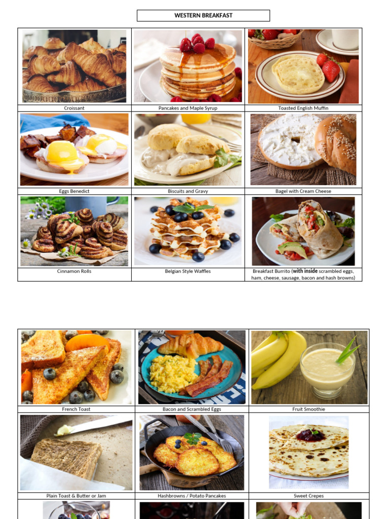Breakfast Menu | PDF