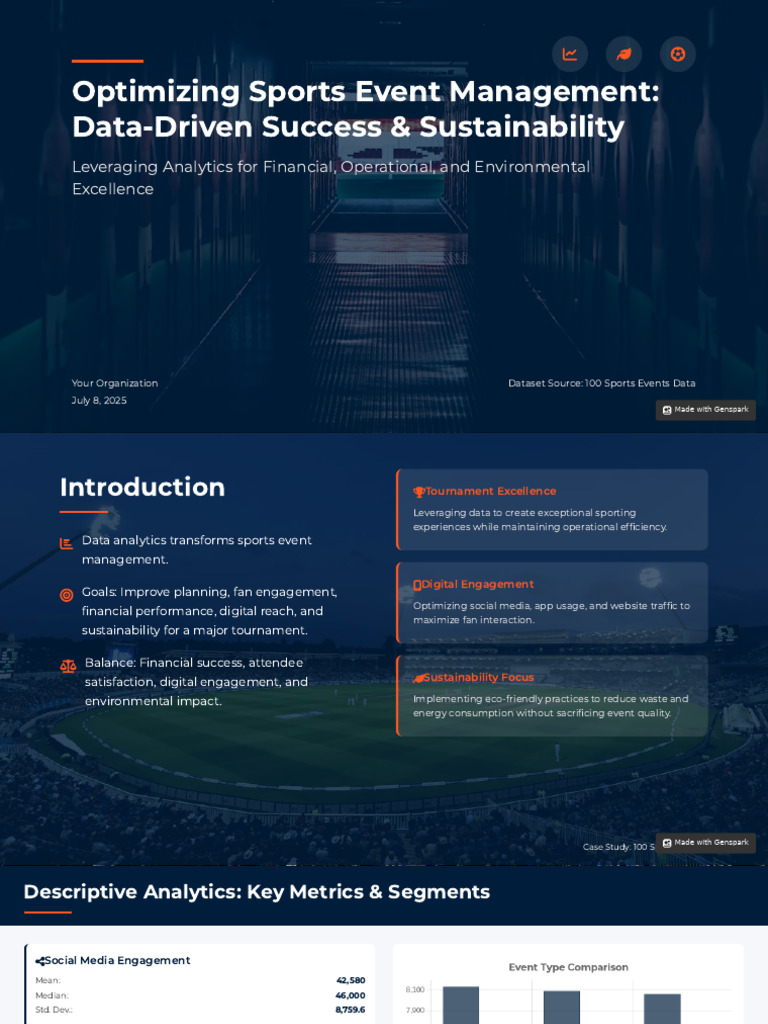 Sports Event Analytics Presentation 20250708092323 | PDF | Analytics ...