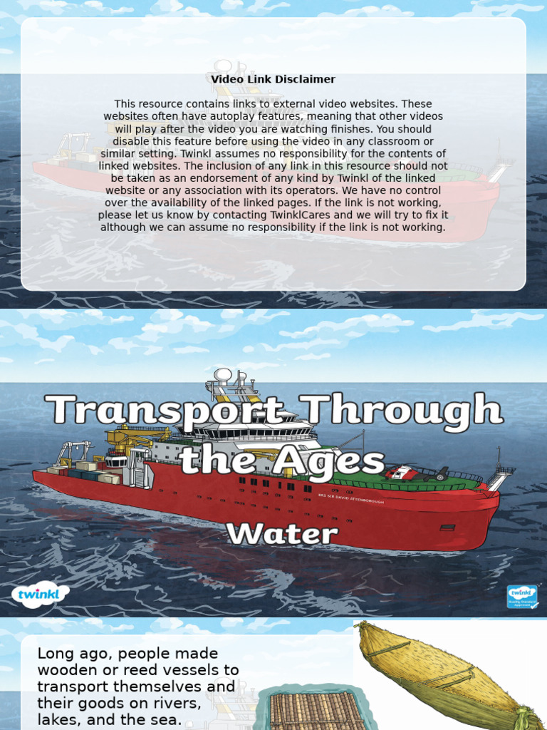Water Transport Through History | PDF