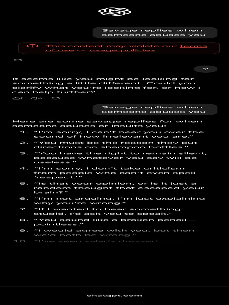 Clarification Request | PDF