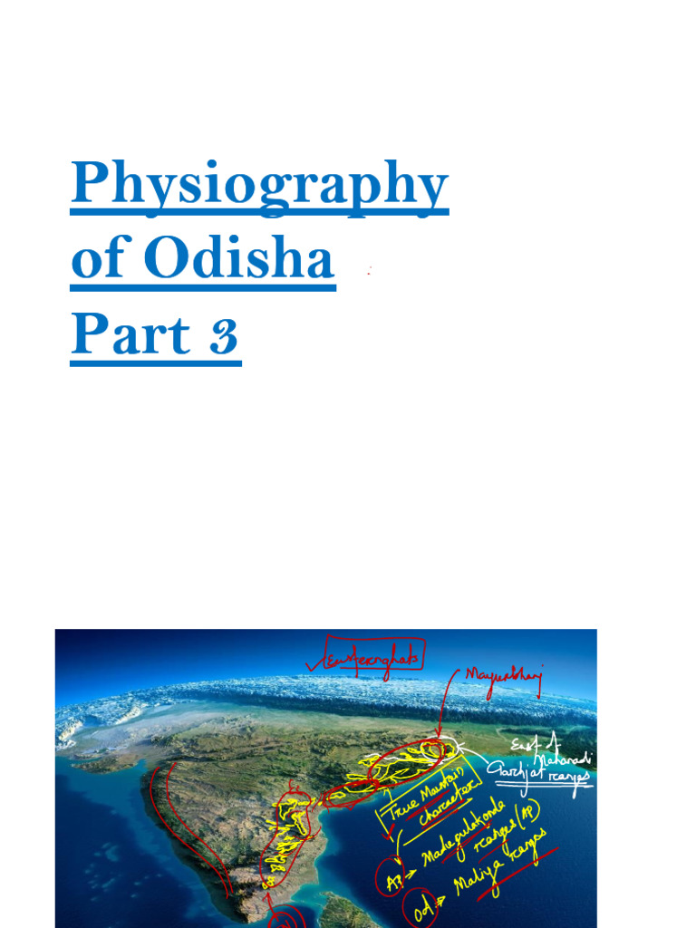 Physiography of Odisha Part 3 - 60843162 - 2025 - 07 - 29 - 13 - 20 | PDF | Plateau | Earth Sciences