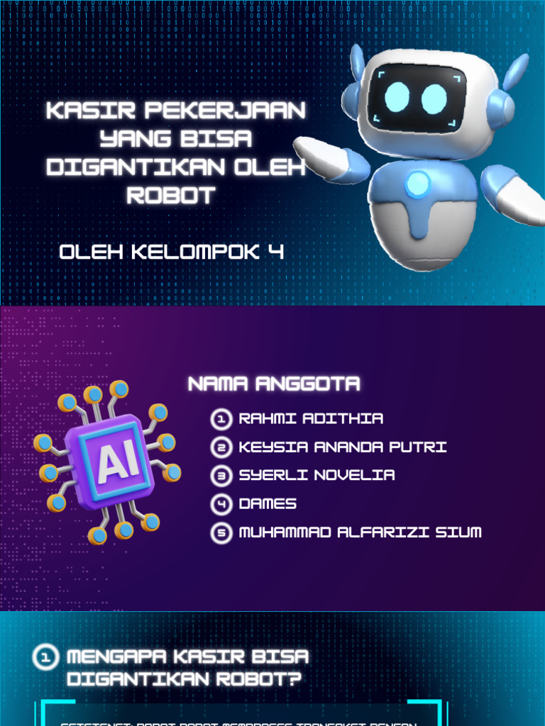 Kasir Pekerjaan Yang Bisa Digantikan Oleh Robot - 20241016 - 081542 - 0000 | PDF