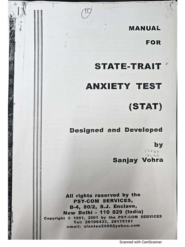 Manual STAT | PDF