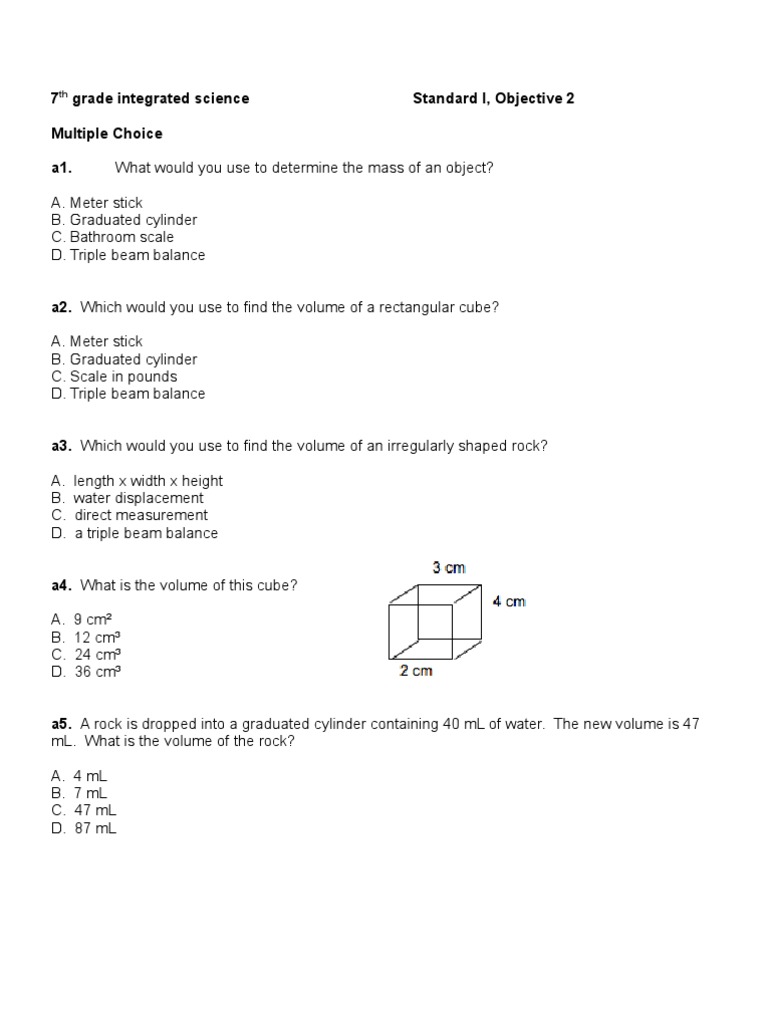 ST 10 B 2 | PDF | Volume | Weighing Scale