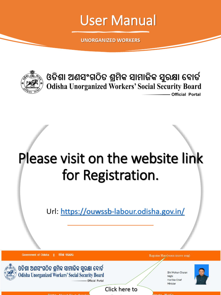 Odisha Unorganized Workers Registration Guide | PDF