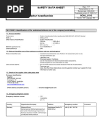 Sf6 Gas - Msds | PDF | Dangerous Goods | Waste Management