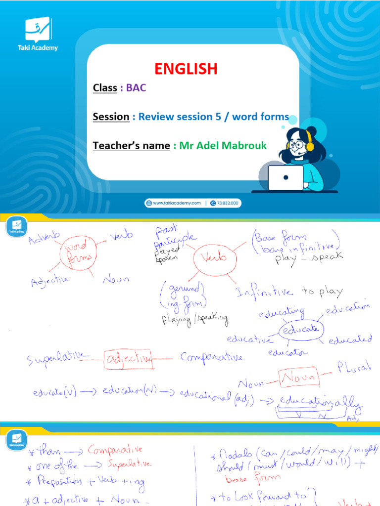 5 - Review Session 5 Word Forms Correction | PDF | Adjective | Mahatma ...