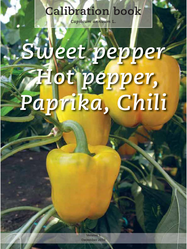 Naktuinbouw Calibration Book for Peppers | PDF | Leaf | Plants