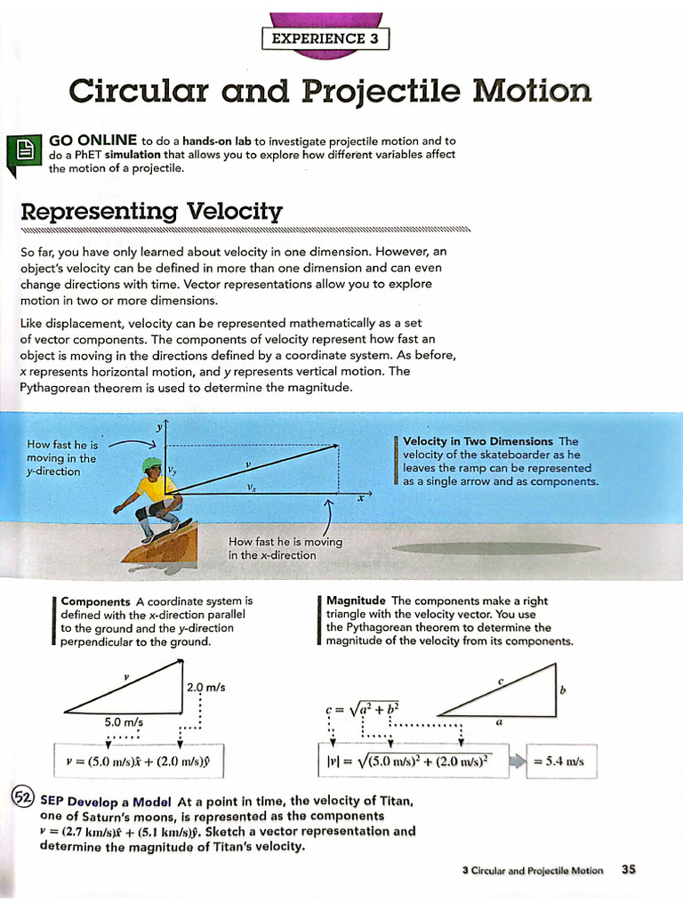 3 Circular and Projectile Motion | PDF