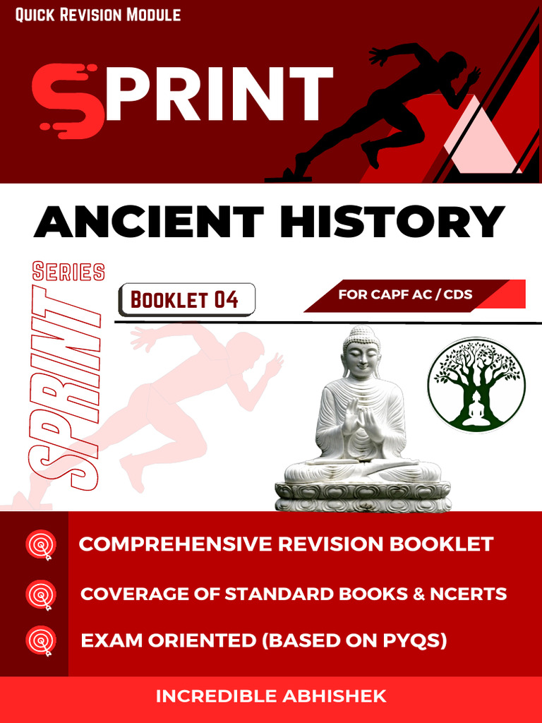 Ancient History Revision for CAPF AC/CDS | PDF | Vedas | Neolithic