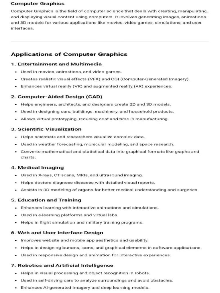 Computer Graphics Assignment 1 | PDF