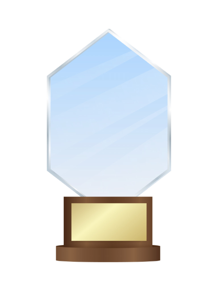 Gold Modern Award Plaque Logo | PDF