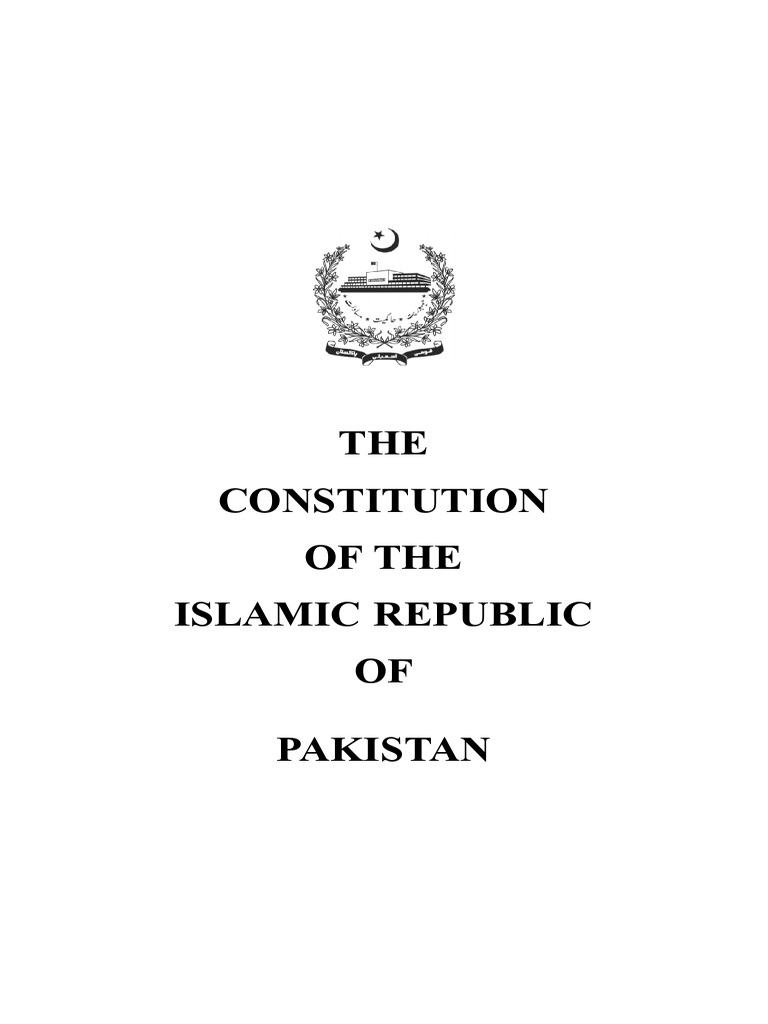 Updated Constitution of Pakistan 2024 | PDF | Eminent Domain ...