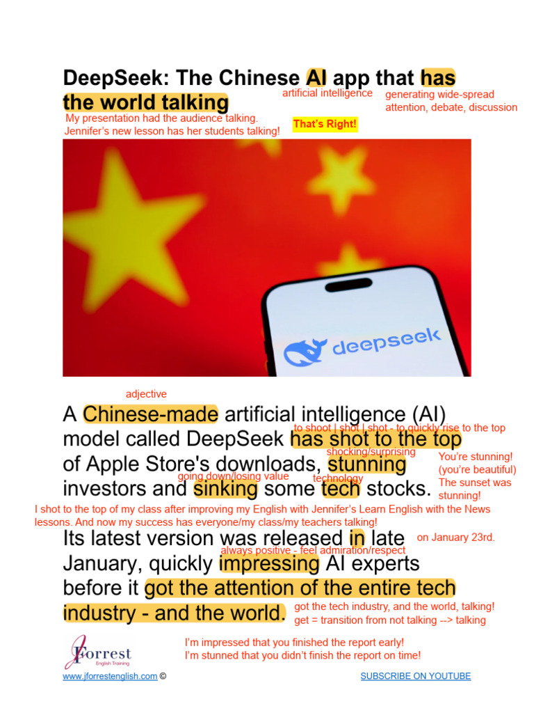 DeepSeek News Review by JForrest English | PDF | English Language ...