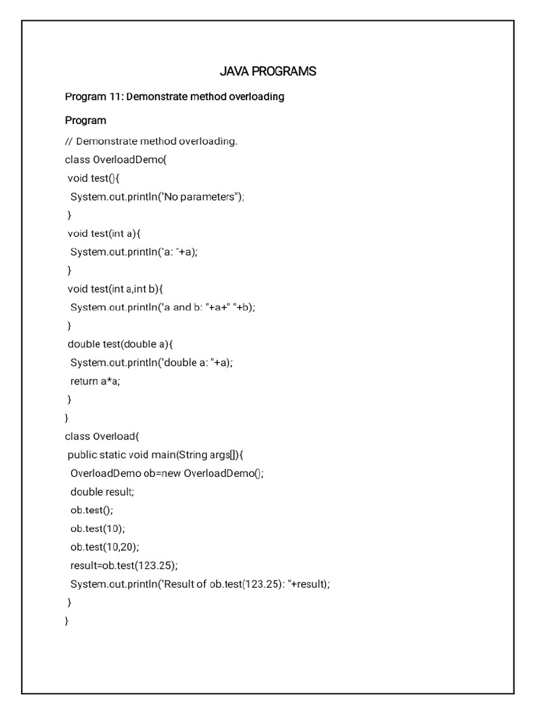 Java Program 04 | PDF