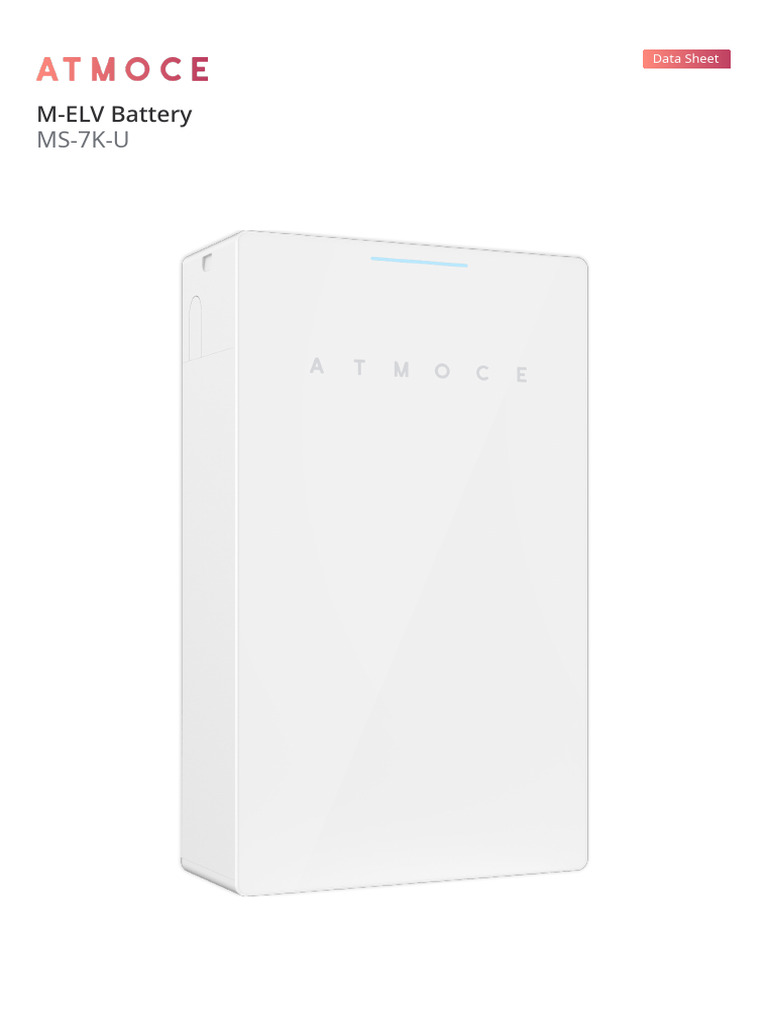 MS 7K U M ELV Battery Data Sheet en | PDF