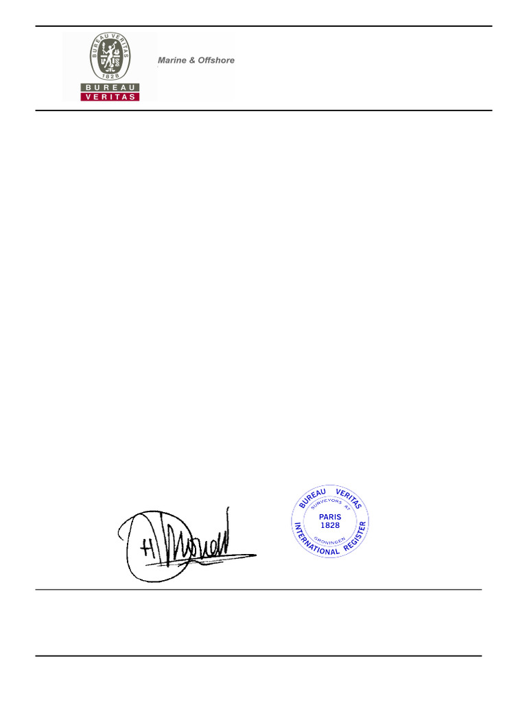 Bureau Veritas Type Approval GCH Multi-LNG White | PDF