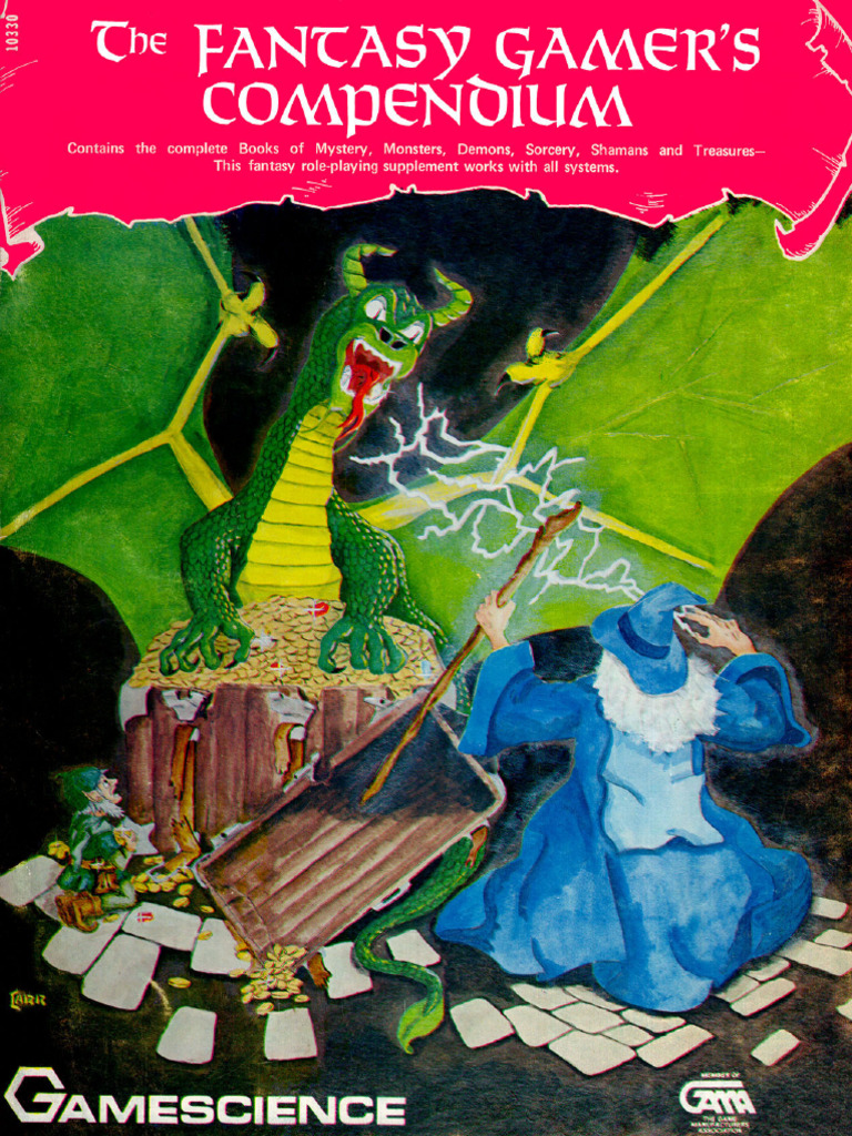 The Fantasy Gamer's Compendium (Gamescience 1983) (OSR) | PDF | Role Playing Games | Tabletop Games
