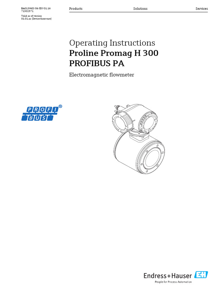 Promag H 300 Operating Instructions | PDF | Computer Network ...