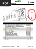 zt111 zt211 zt231 Parts Catalog en Us | PDF | Wi Fi | Printer (Computing)