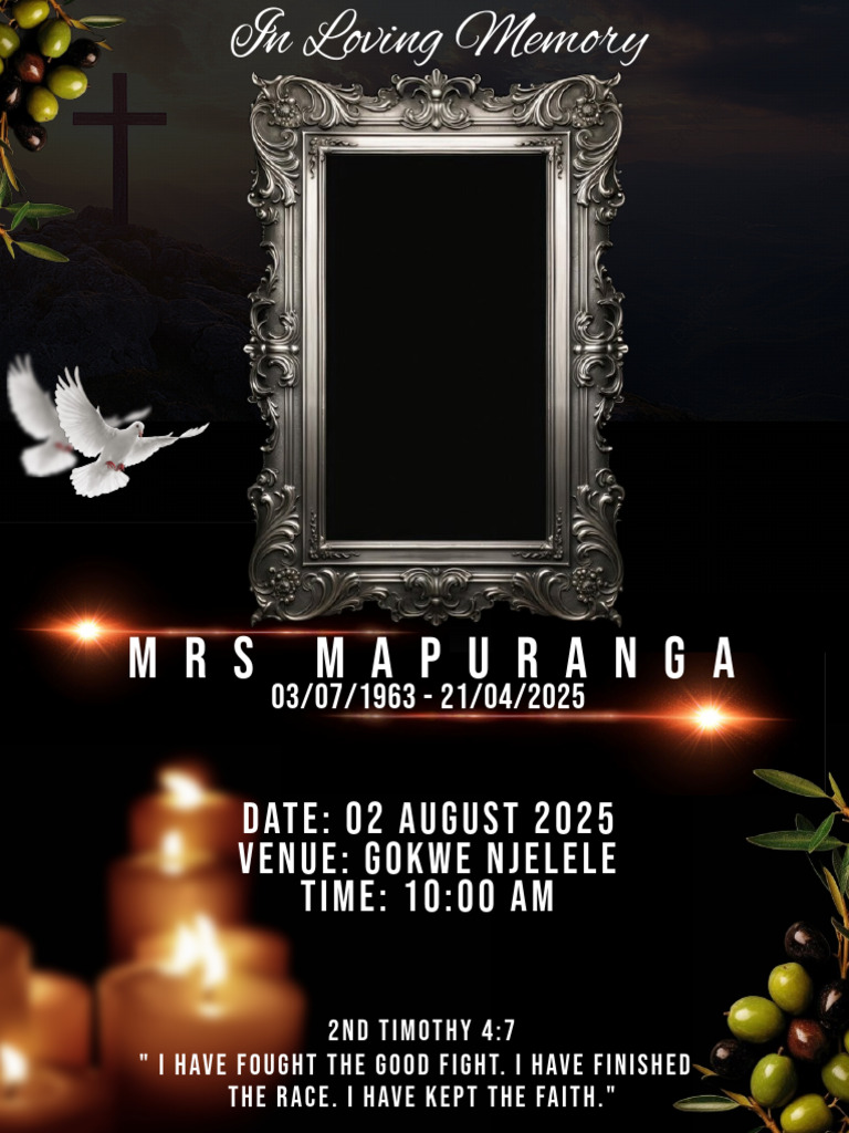 Mrs Mapuranga Memorial Service | PDF