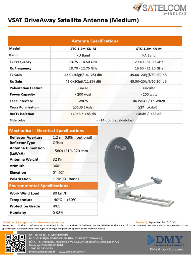 VSAT DriveAway Satellite AntennaMedium 28.09.2020 | PDF | Antenna ...