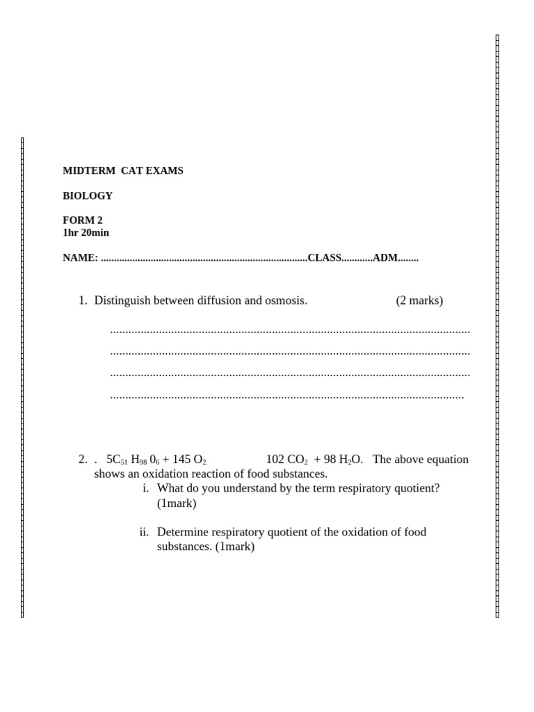 Biology f2 Qs Midterm Term 2 | PDF | Carbohydrates | Polysaccharide
