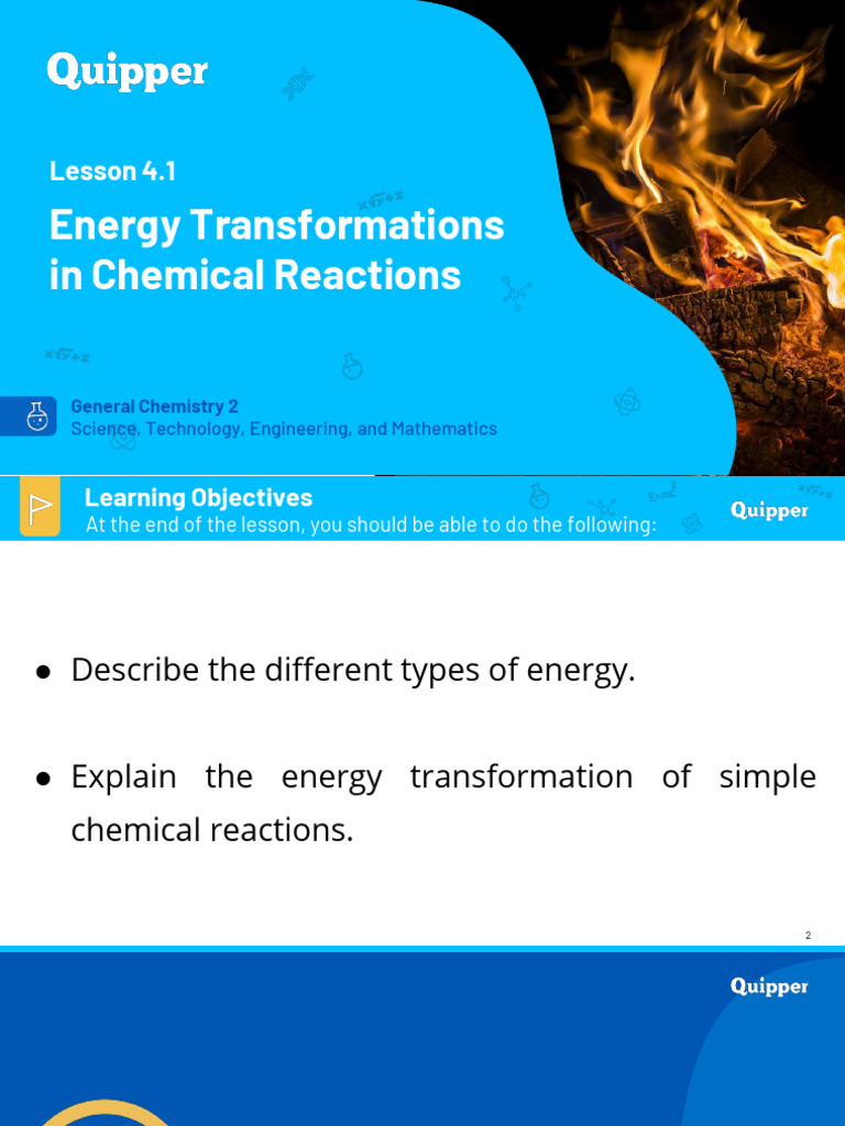 Energy Transformations in Chemistry | PDF | Potential Energy | Heat