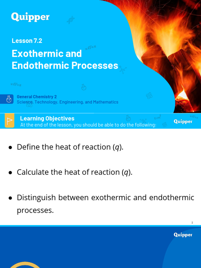 Q4L2. Endothermic and Exothermic | PDF | Heat | Temperature
