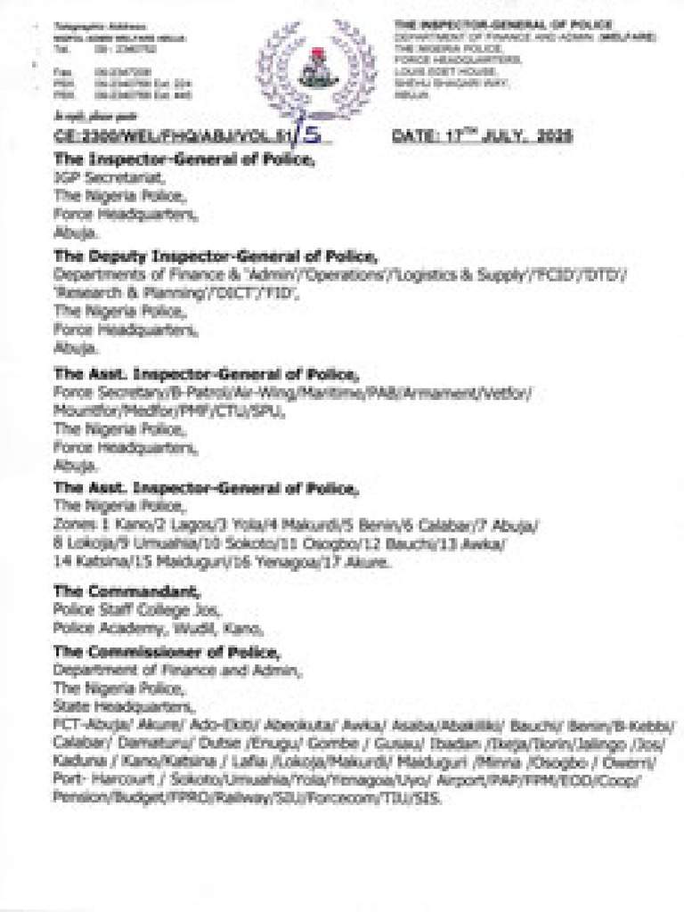 Rank-And-file Promotion General 2025 - 0001 | PDF | Positions Of ...