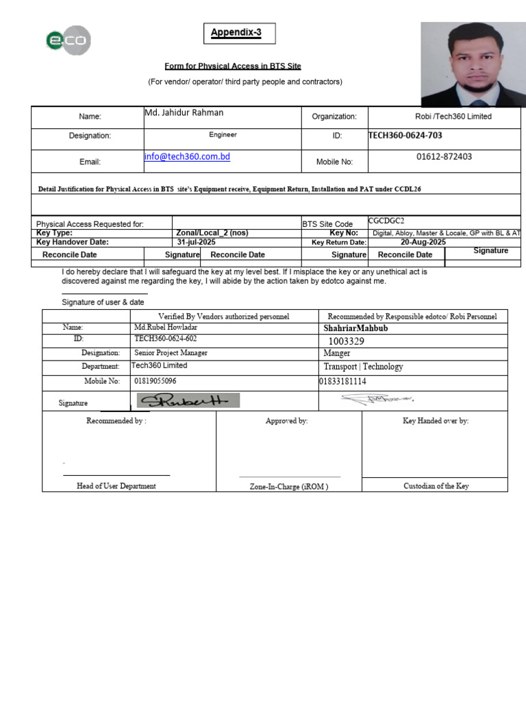 Key Requisition - Tech360 - Jahid | PDF | Security Engineering | Secure Communication