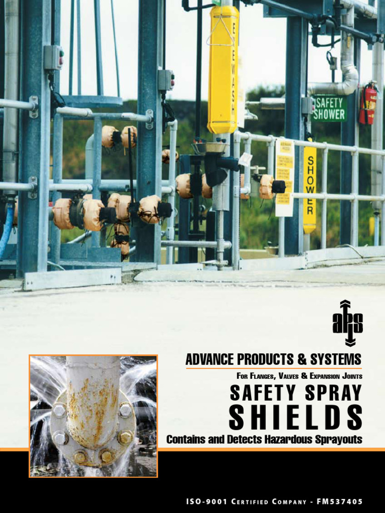 Safety Spray Shields for Hazardous Flanges | PDF | Pipe (Fluid ...
