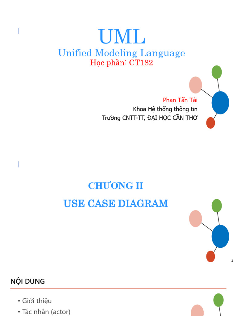 Chuong 2 - Use Case Diagram | PDF