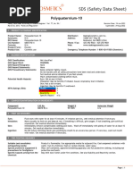 MSDS Shaving Foam | PDF | Toxicity | Workplace