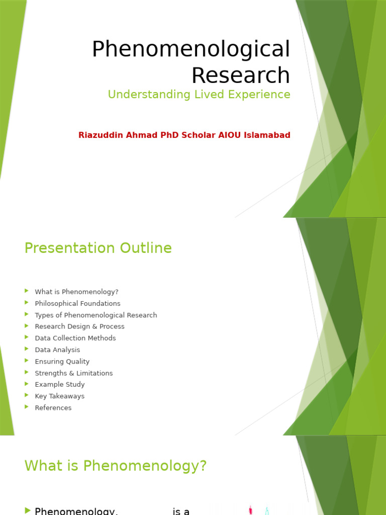 Understanding Phenomenological Research | PDF | Phenomenology ...