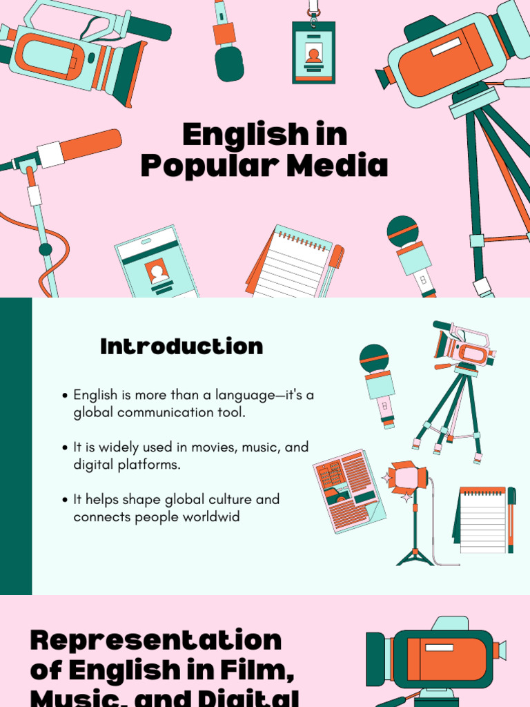 English's Role in Global Media | PDF | English Language | Learning