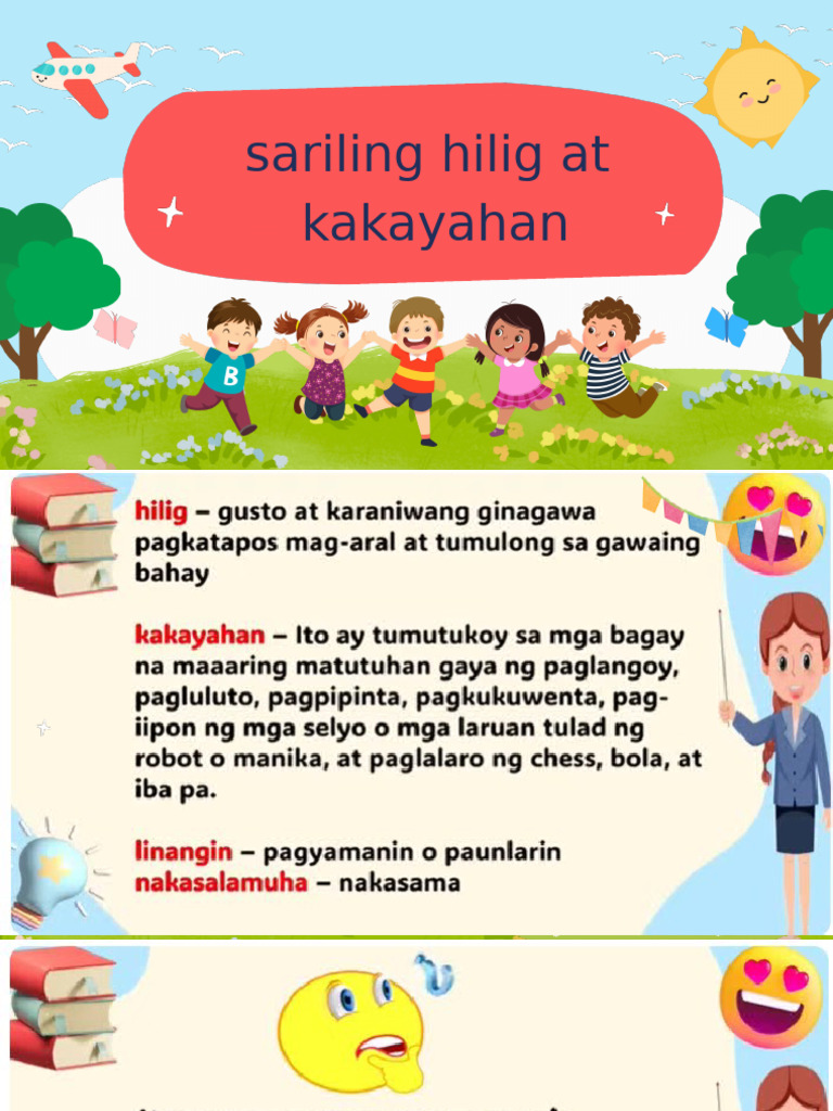 Sariling Hilig at Kakayahan | PDF