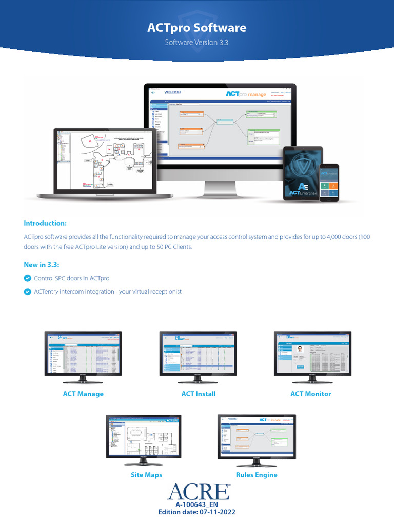 ACT Pro Software Datasheet | PDF | Microsoft Windows | Windows 10